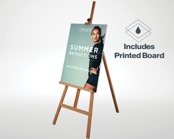 A Frame Easel Display | Wooden Easel Advertising Display