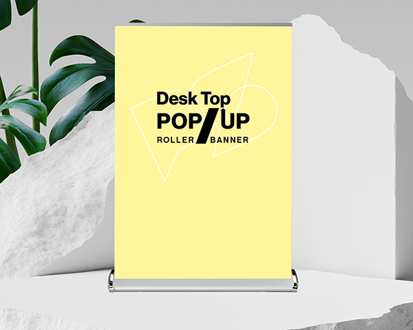 Desktop Roller Banner | Quirky Table Top Advertising Display
