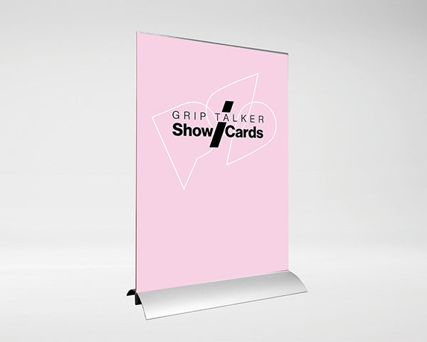 Grip Talker Show Cards | Stylish show card displays | Custom Printed