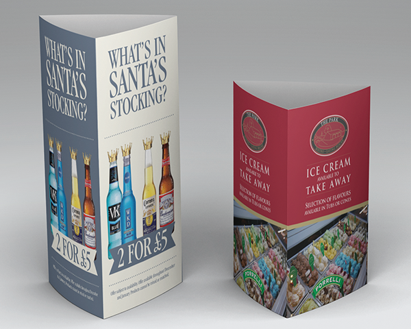 Table Talkers - Custom Printed for Hotel, Restaurant, Cafe, Bars